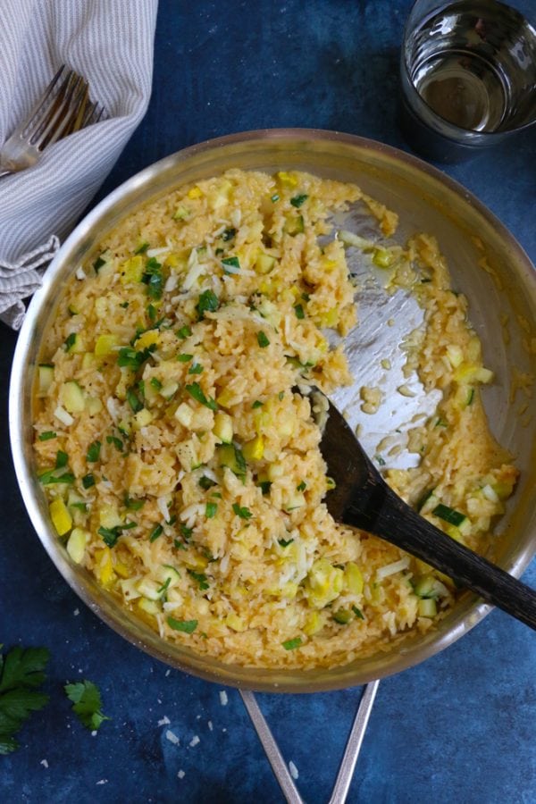 Summer Inspired Four Cheese Risotto • Hip Foodie Mom