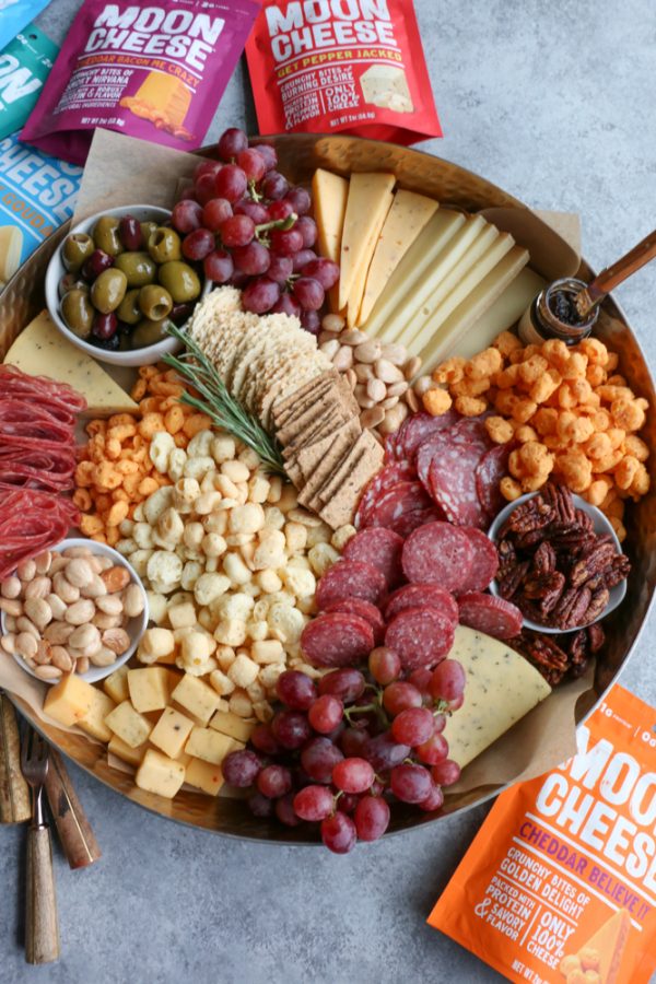 Ultimate Cheese Snack Board with Moon Cheese + Giveaway! • Hip Foodie Mom