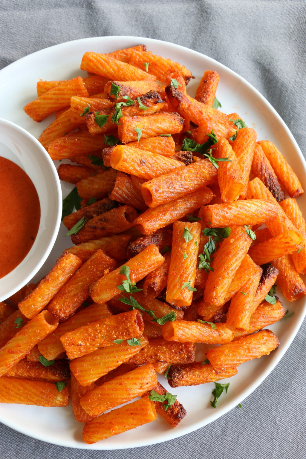 Gochujang Flavored Pasta Chips! • Hip Foodie Mom